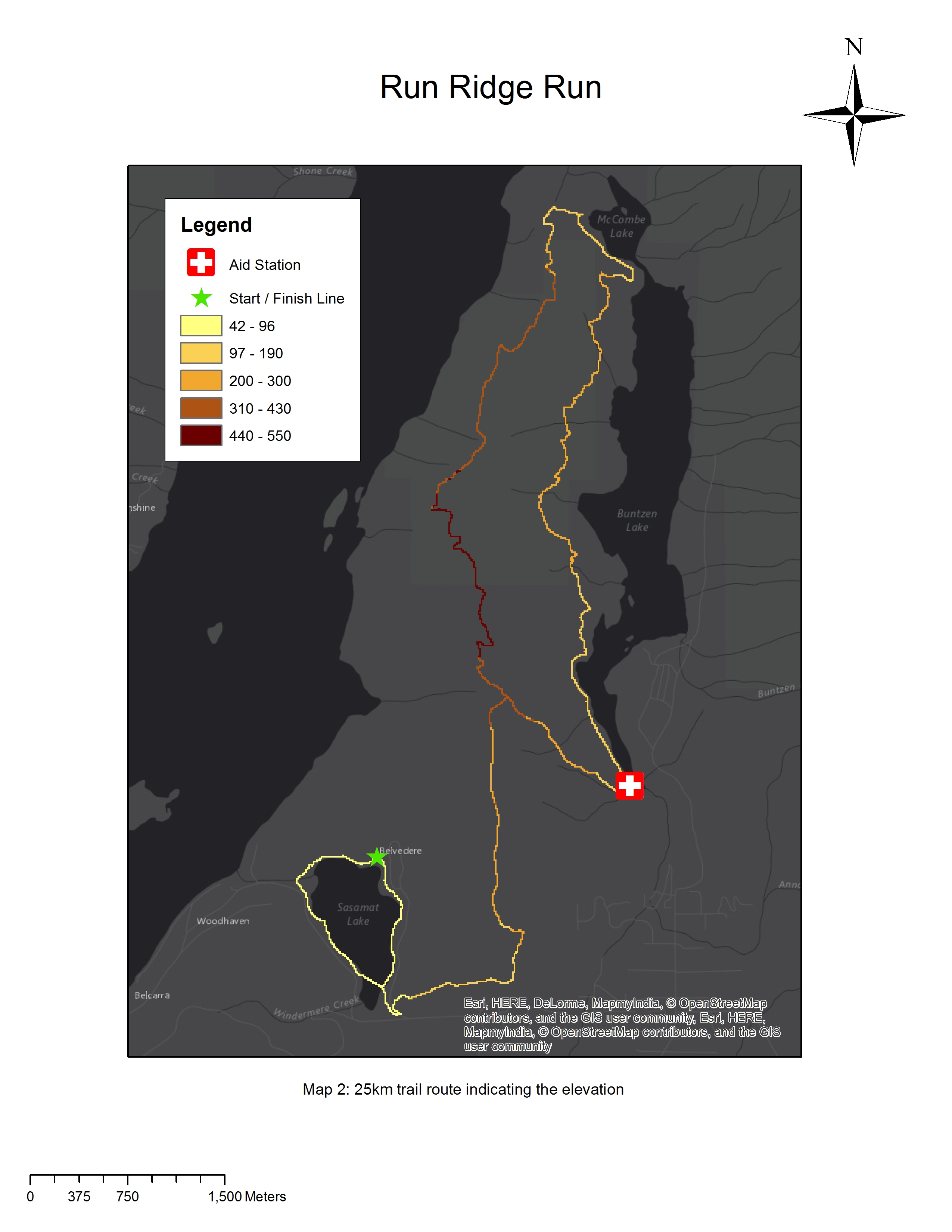 RRR Maps and Flyovers