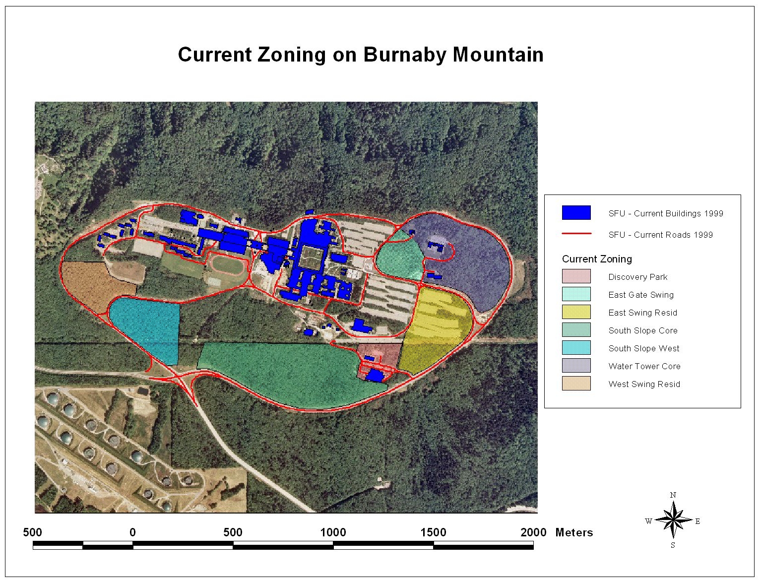 Current Zoning on Burnaby Mountain