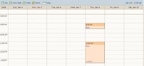 SFU Connect » How-To Guides » Viewing a Calendar with the Free/Busy Link