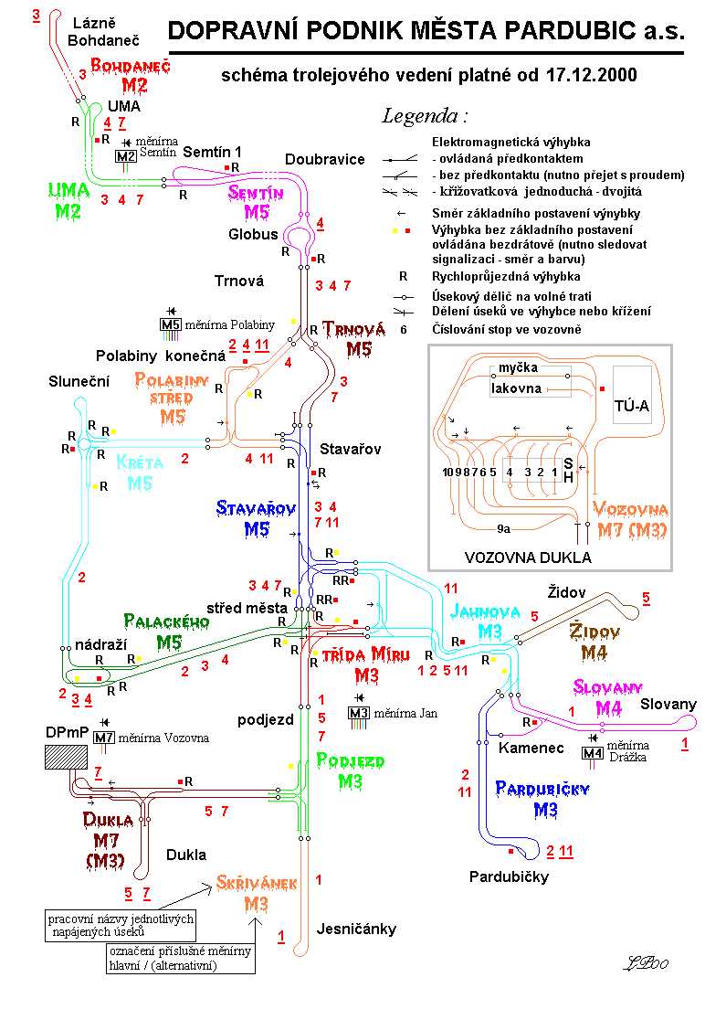 Pardubice Overhead Map