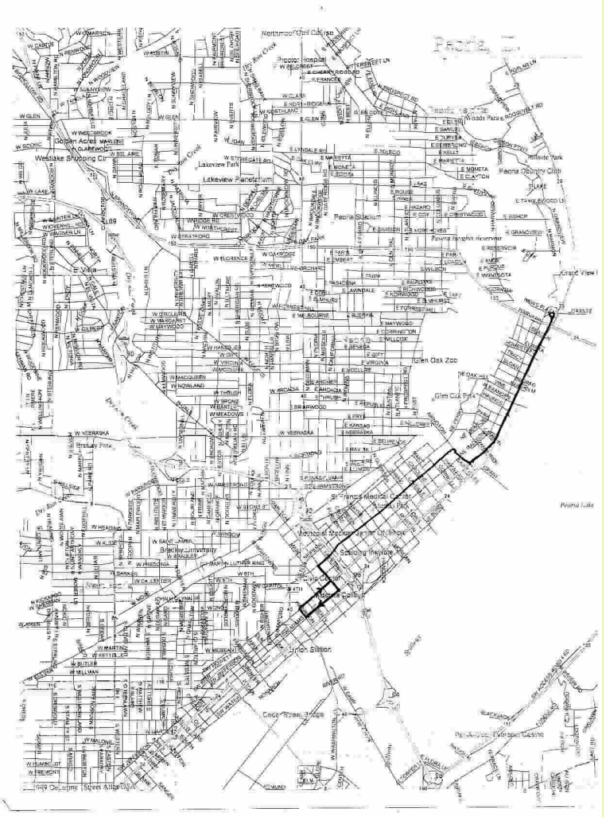 Trolleybus route and overhead maps