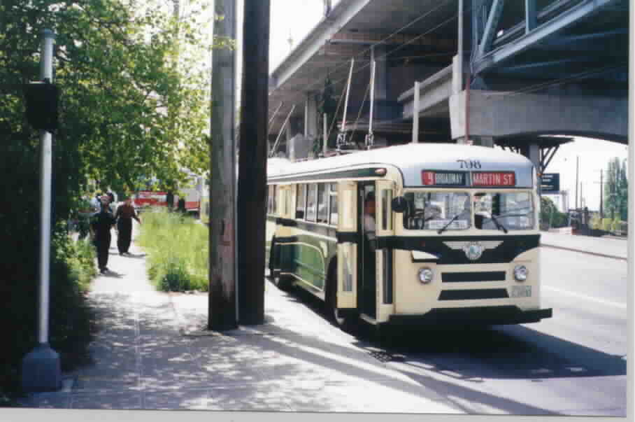 Sixtieth Year of Trolleybus Service in Seattle
