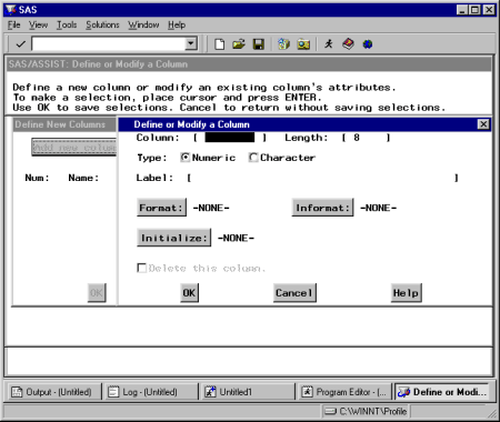Doing More with Data Management : Converting a Character column to a Numeric column
