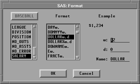 Formatting Variables and Values