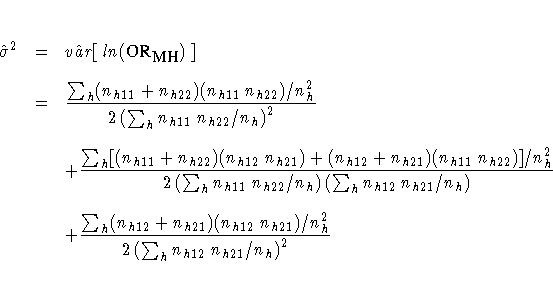 Cochran-Mantel-Haenszel Statistics