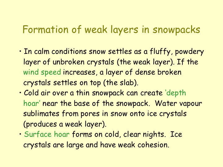 PowerPoint Presentation - Snow avalanches