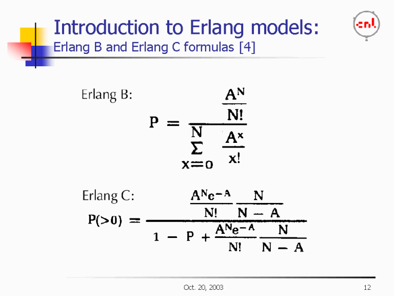 Introduction to Erlang models: