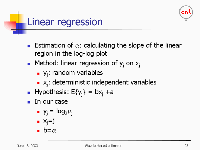 Linear regression