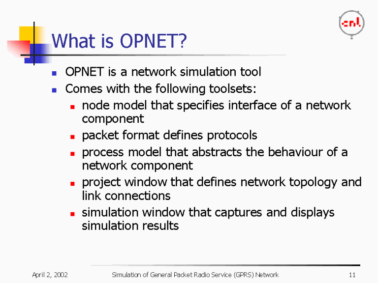 What is OPNET?