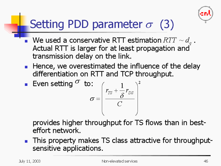 Setting PDD parameter (3)